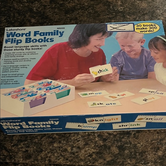 Lakeshore | Toys | Lakeshore Word Family Flip Books | Poshmark